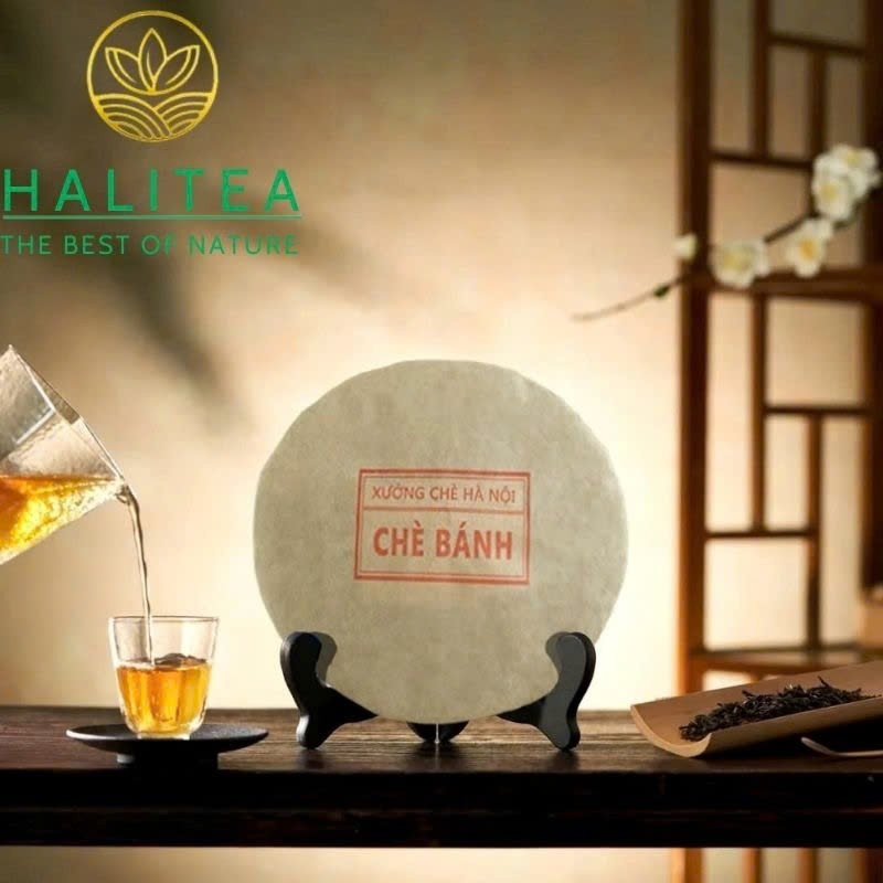 Trà Bánh Sống Xưởng Chè Hà Nội – Chè Bánh 1990s - Hiếm 357g